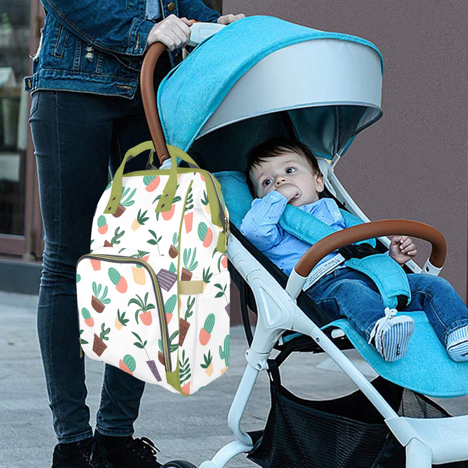 Multi-Function Diaper Bag-Large (Model 1688)