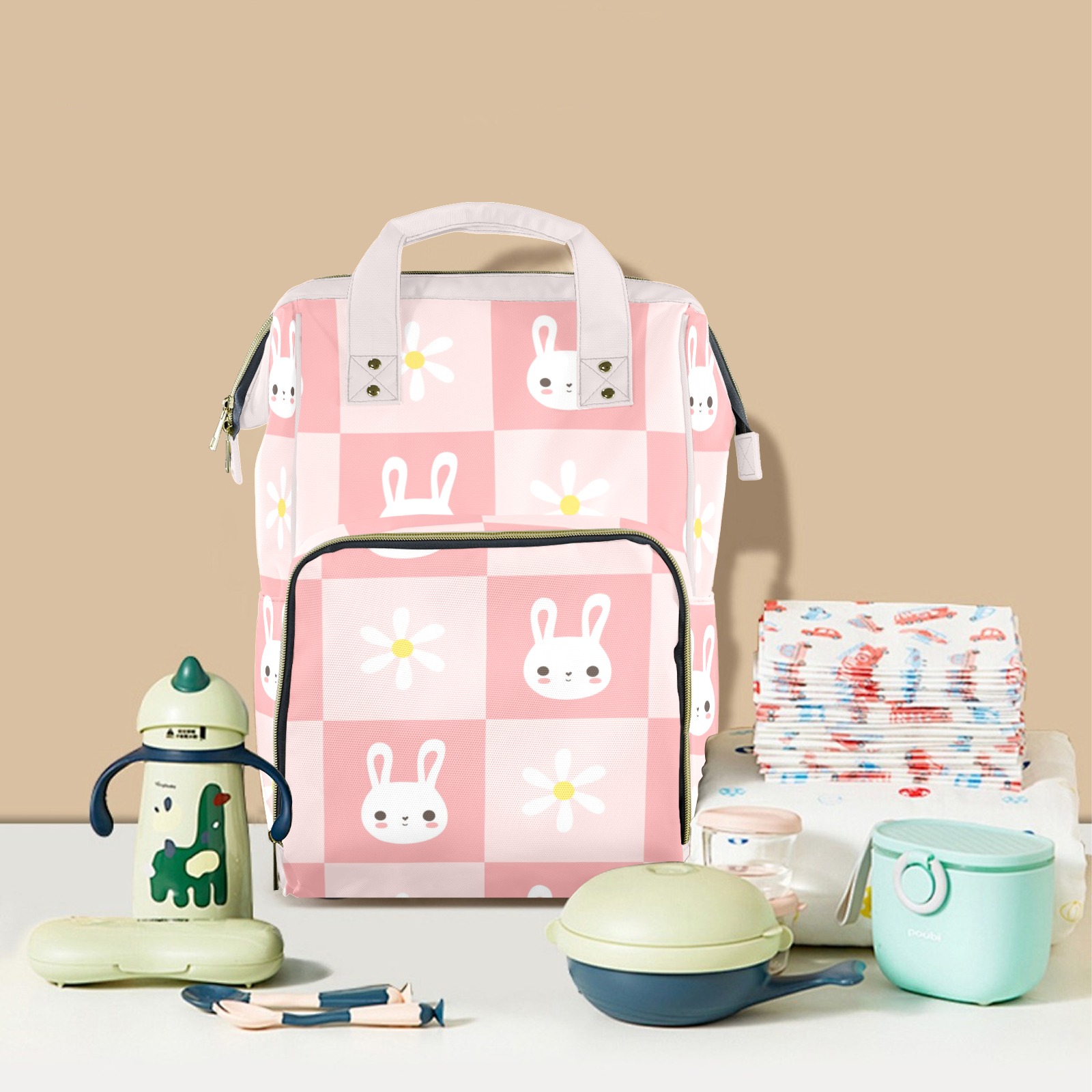 New Multi-Function Diaper Bag-Large (Model 1688)