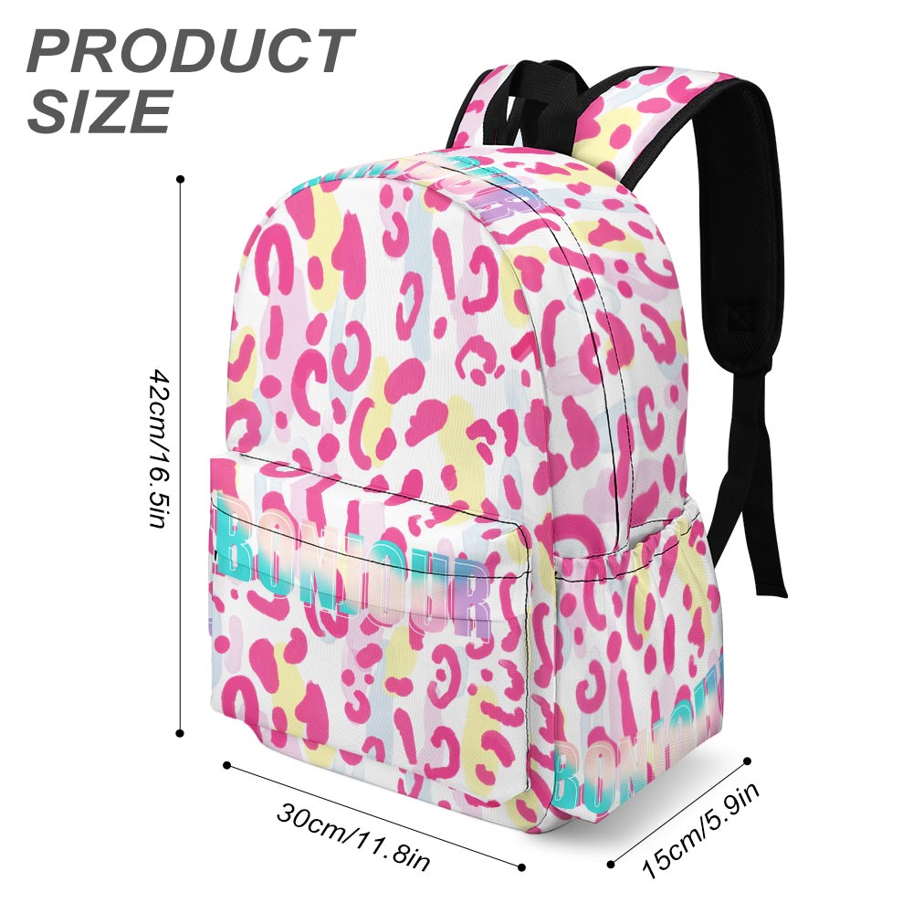 Half Printed Backpack