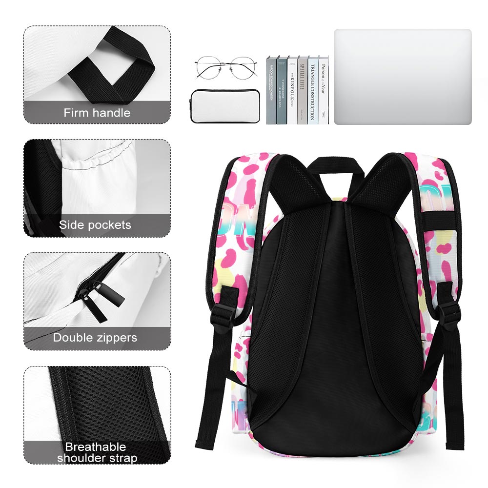 Half Printed Backpack