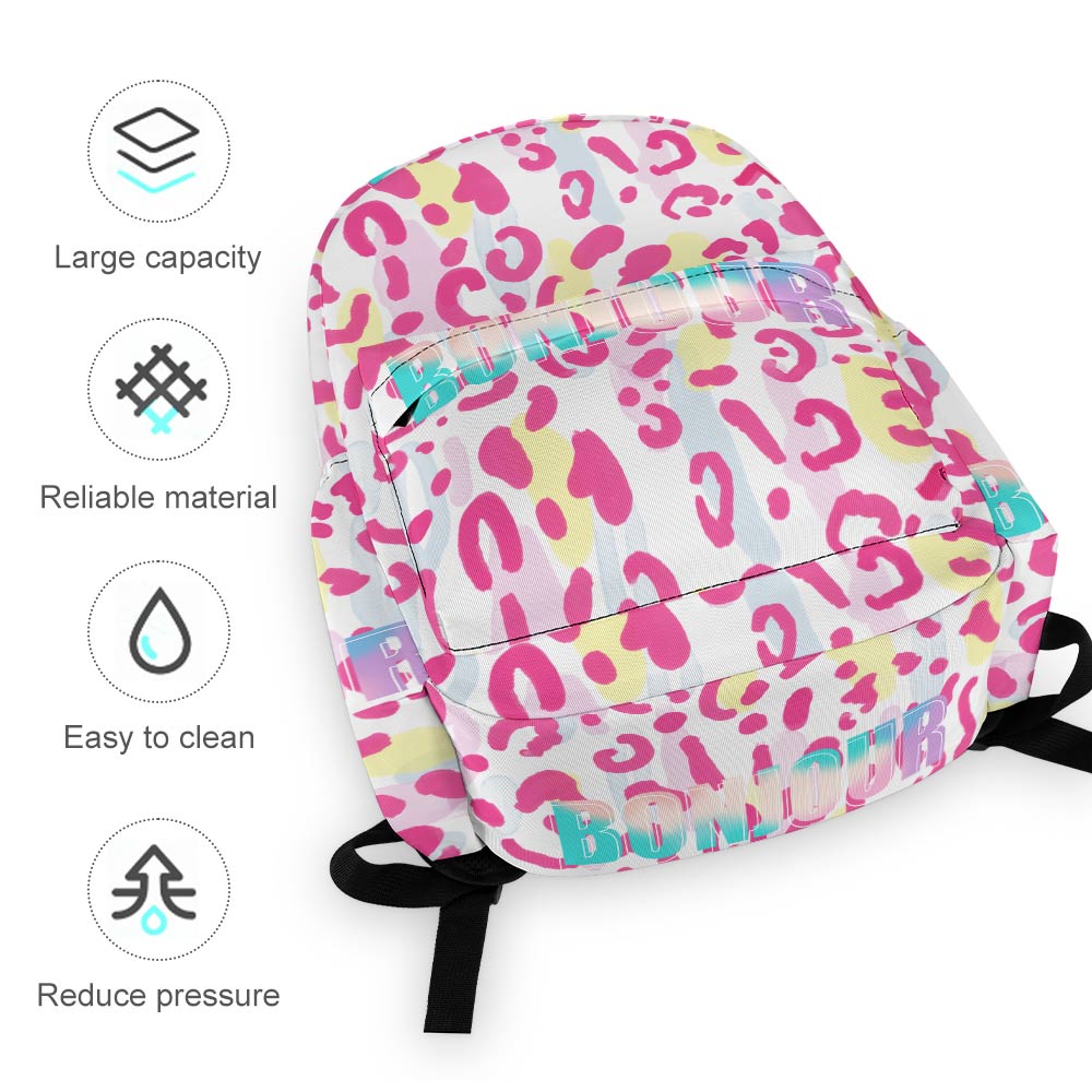 Half Printed Backpack