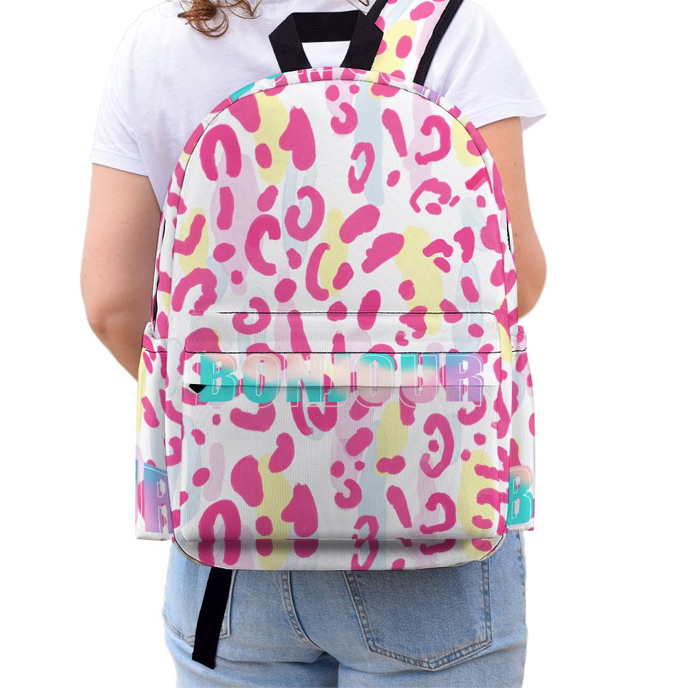 Half Printed Backpack