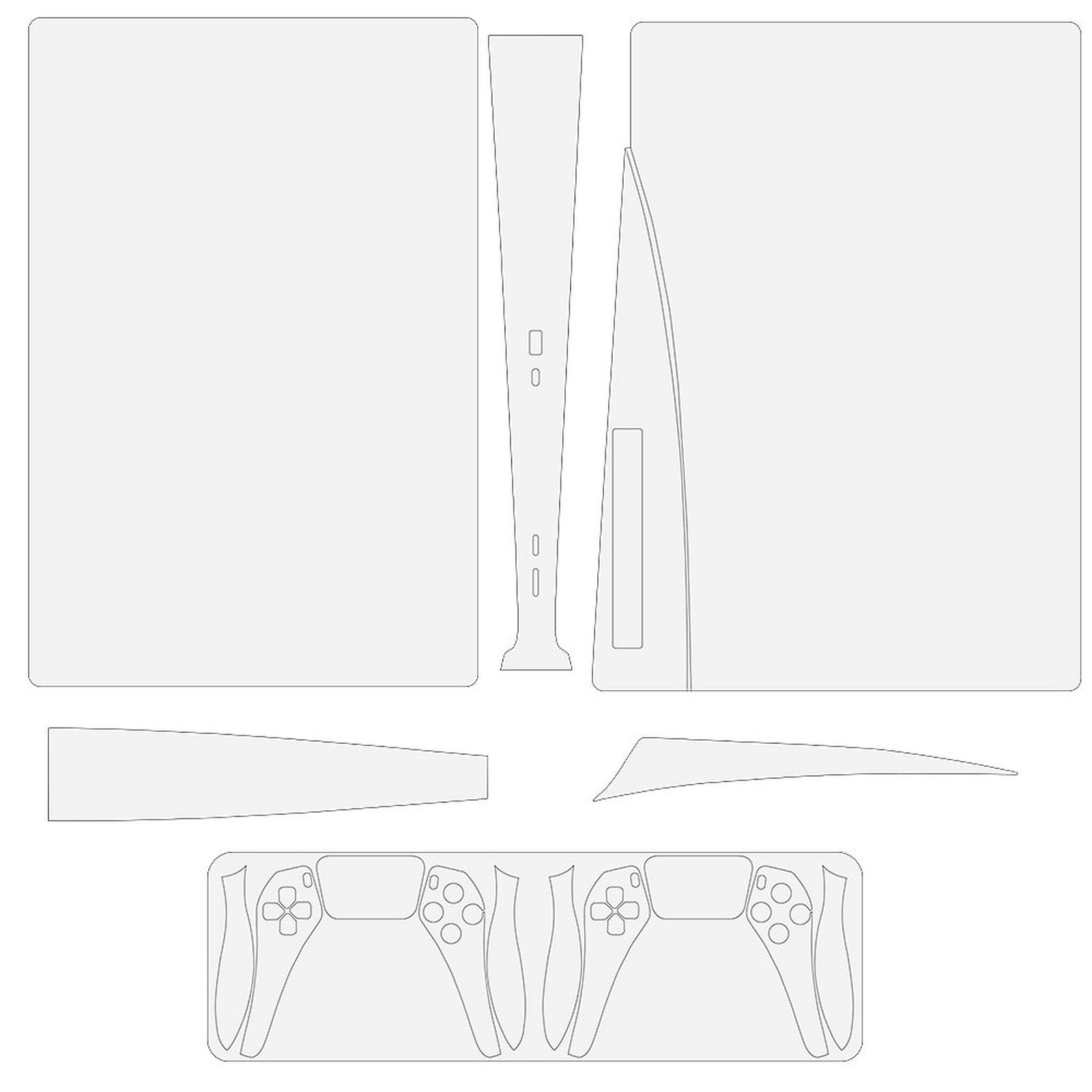 PS5 Game Console Sticker (Optical Drive Version)