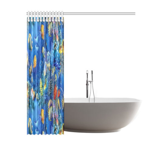 Underwater World Shower Curtain 60x72 Id D38094