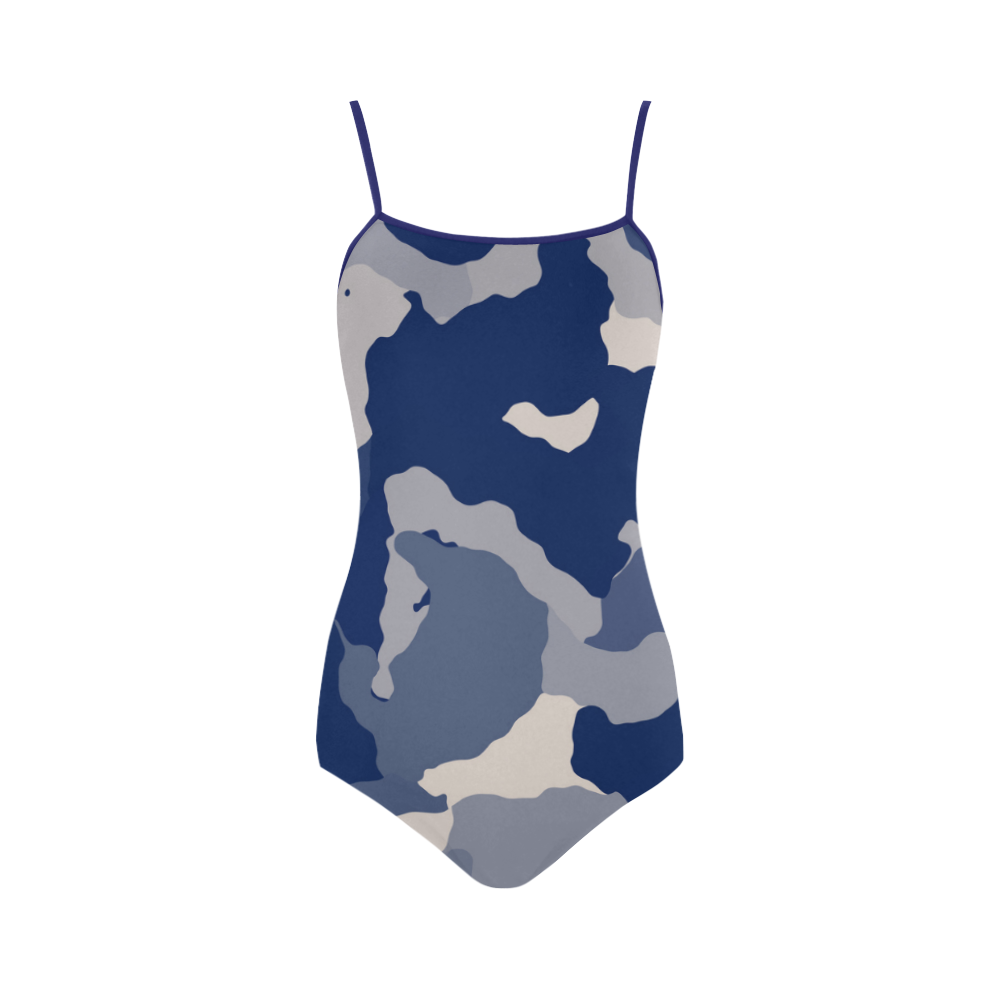 Lagoon Camo Strap Swimsuit ( Model S05) | ID: D506574