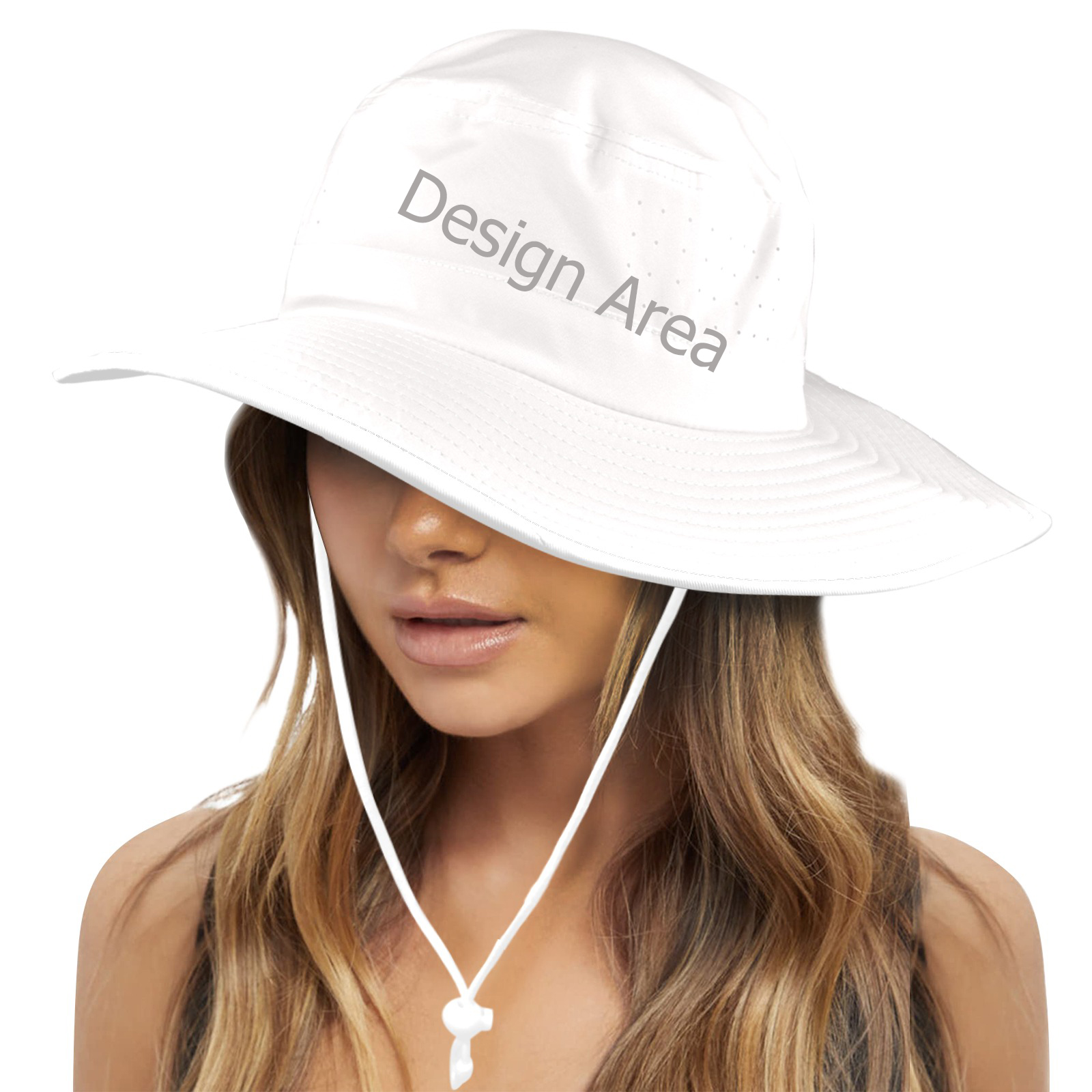 Wide Brim Bucket Hat