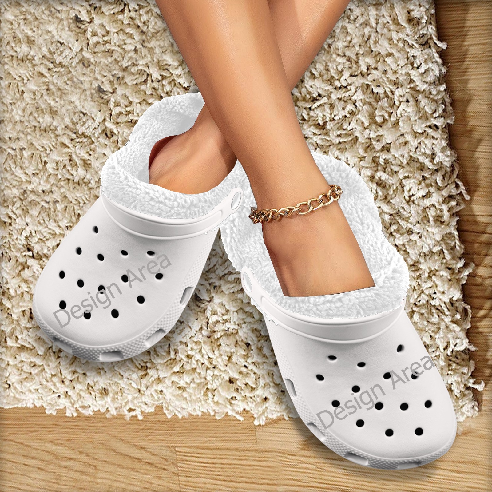 Fleece Lined Foam Clogs for Adults