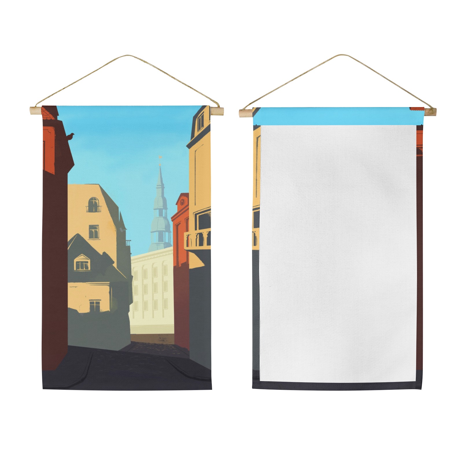 Linen Hanging Poster (Without Fringe)