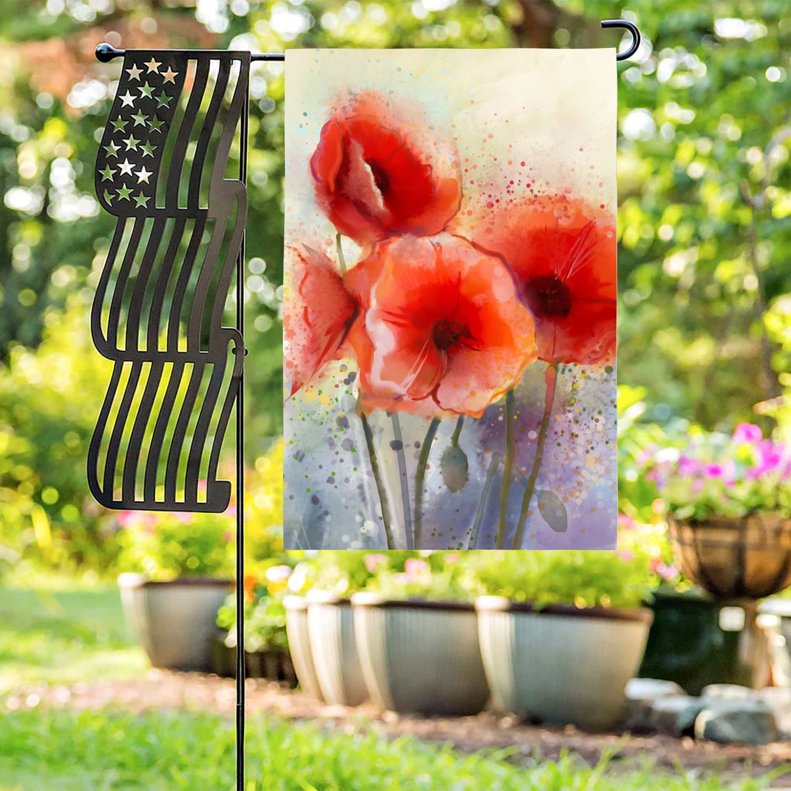 Linen Garden Flag 12''x18''