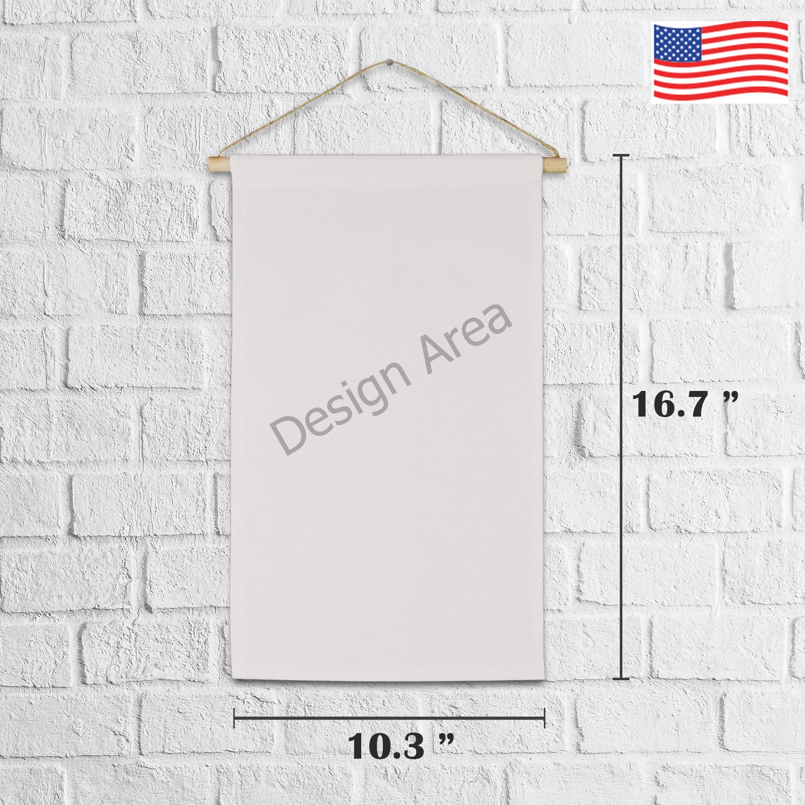 Linen Hanging Poster (without Fringe)