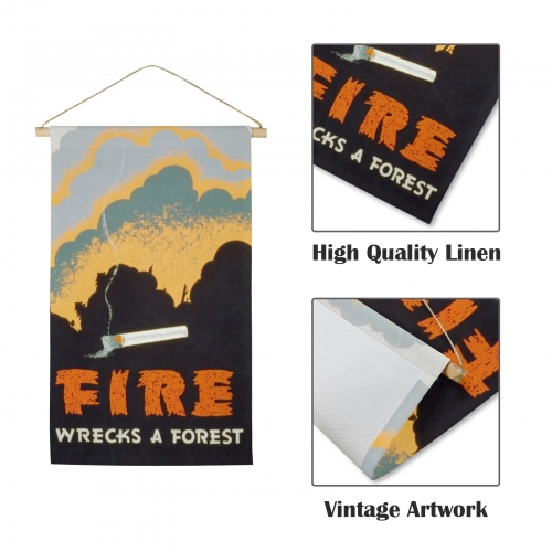 Linen Hanging Poster (without Fringe)