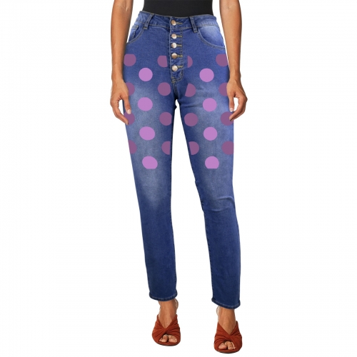 Women's Jeans (Front Printing)