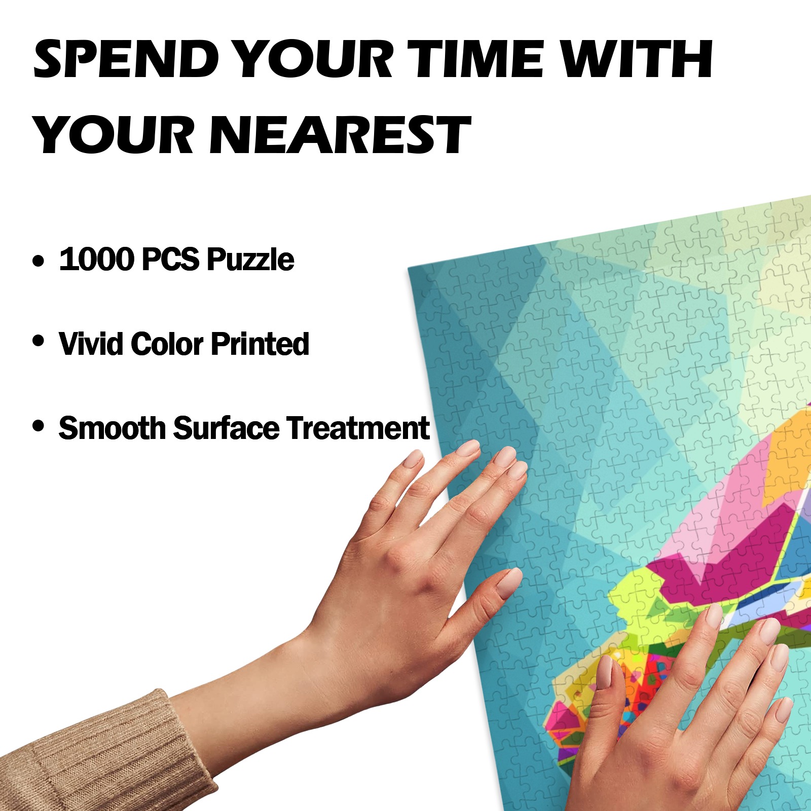 1000-Piece Wooden Jigsaw Puzzles (Horizontal)