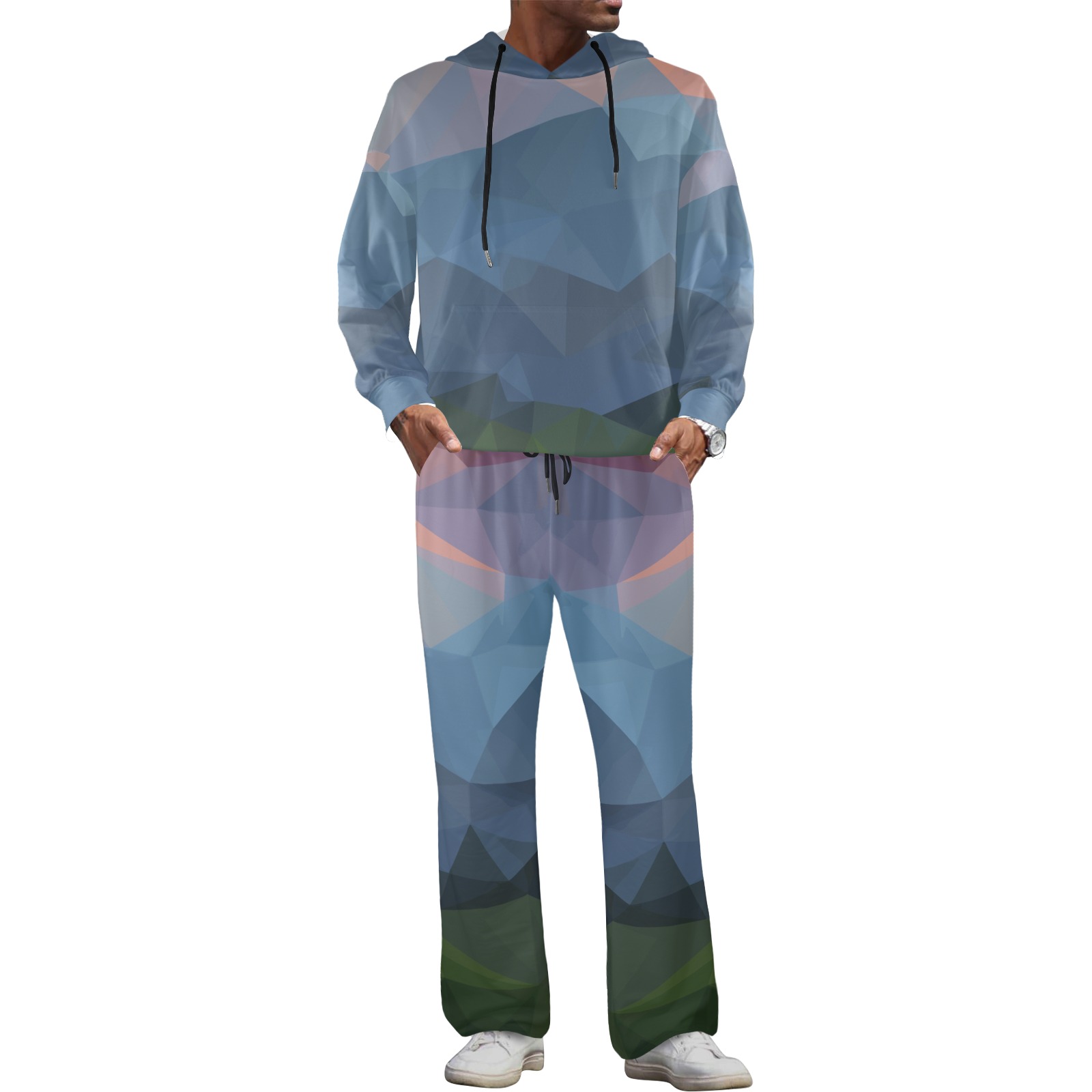 Men's Streetwear Flared Tracksuit (Set25)