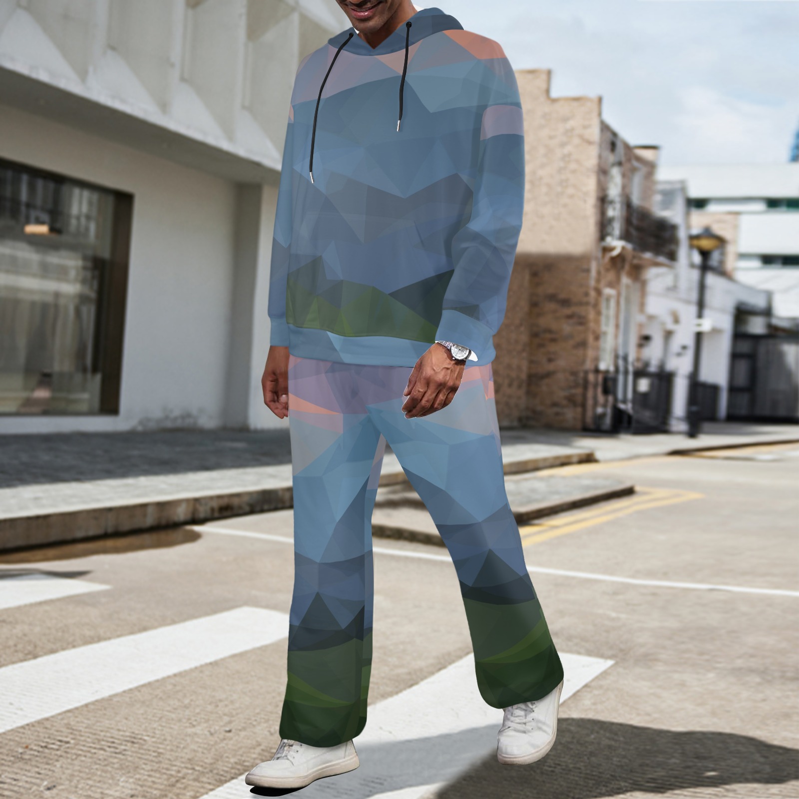 Men's Streetwear Flared Tracksuit (Set25)