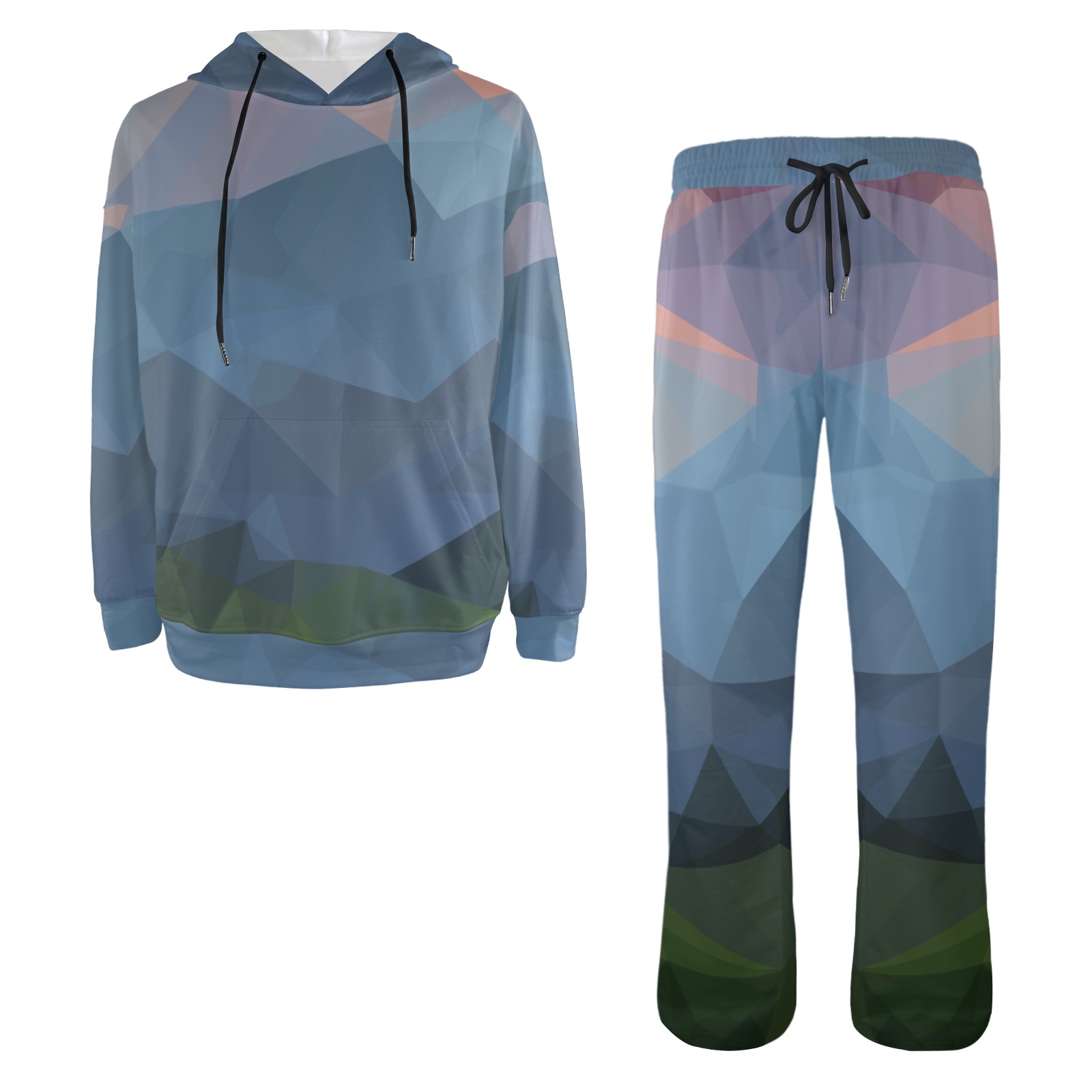 Men's Streetwear Flared Tracksuit (Set25)