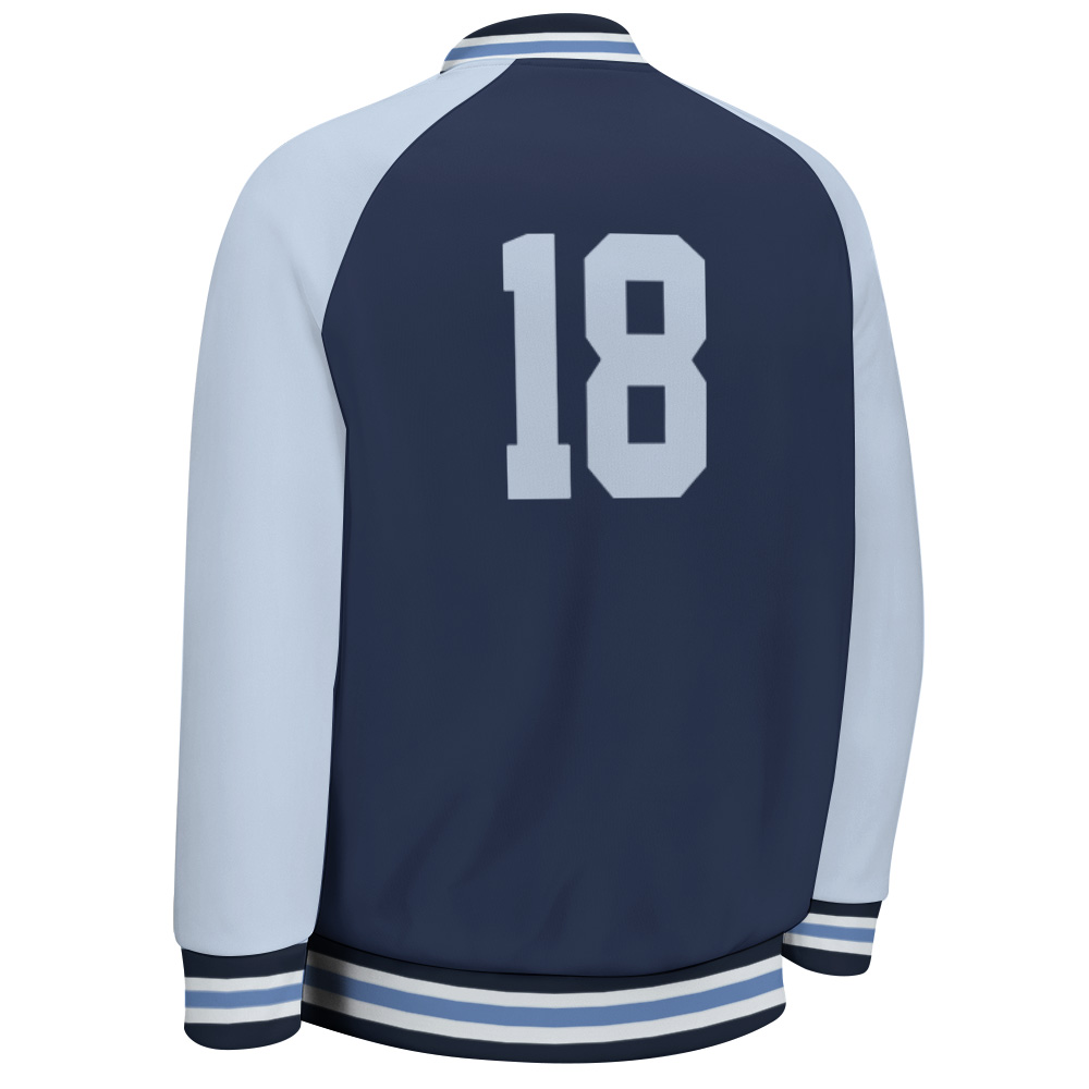 Men's Button Up Baseball Jacket