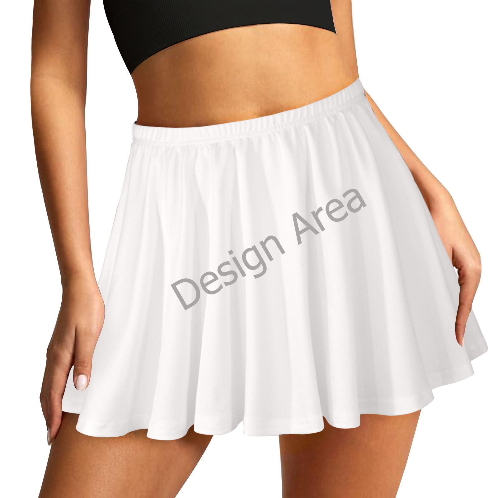 All Over Print Skater Skirt Model D69