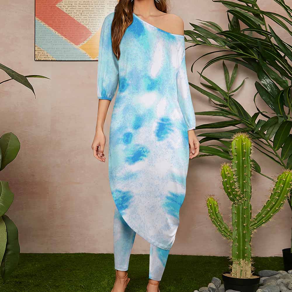 Women's Off Shoulder Two-piece Set