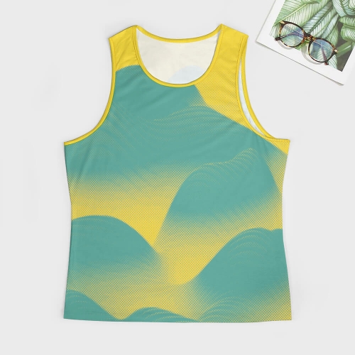 Men's All Over Print Tank Top (BKREV1)