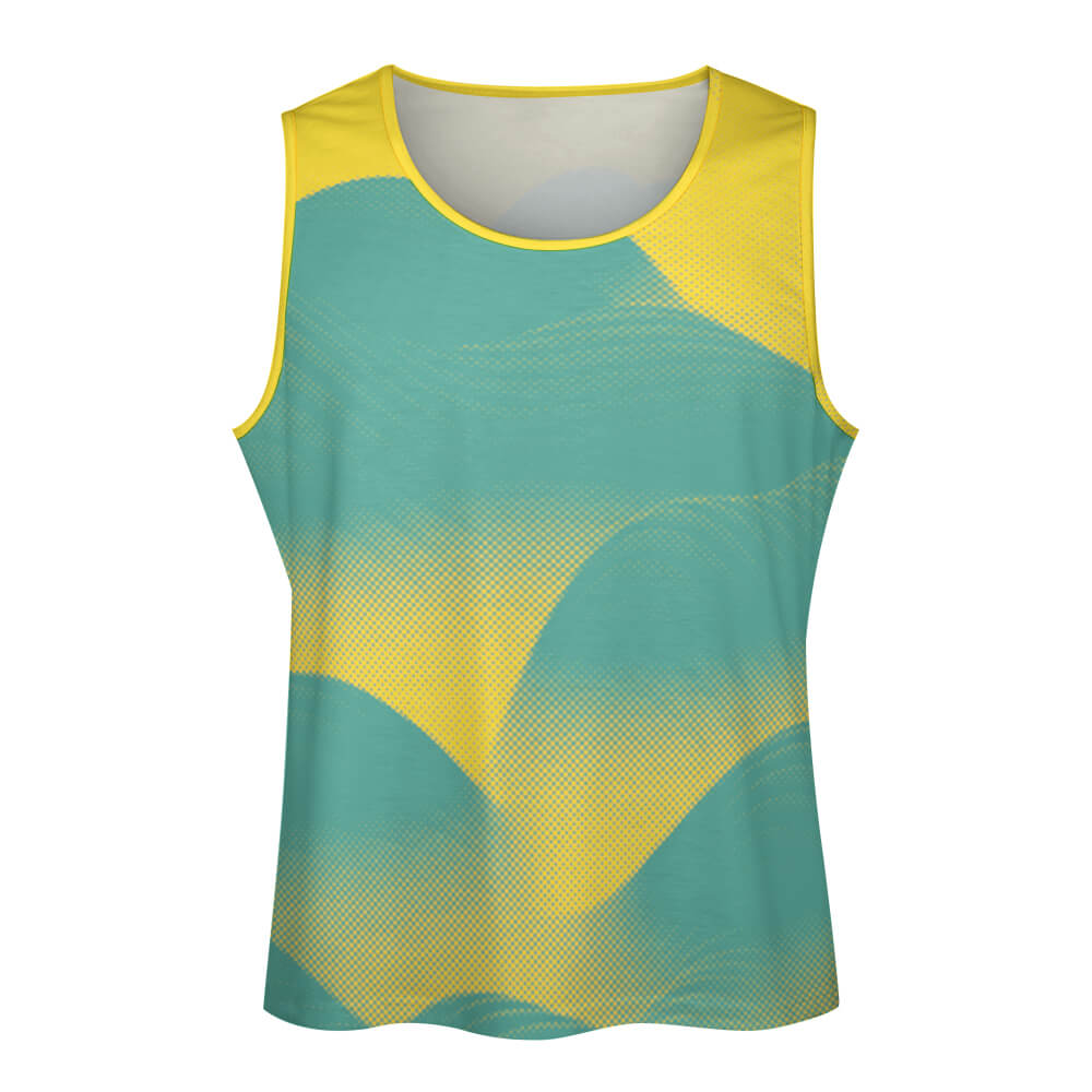 Men's All Over Print Tank Top (BKREV1)