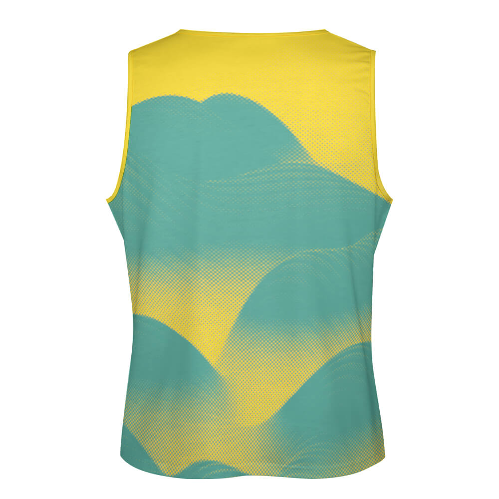 Men's All Over Print Tank Top (BKREV1)
