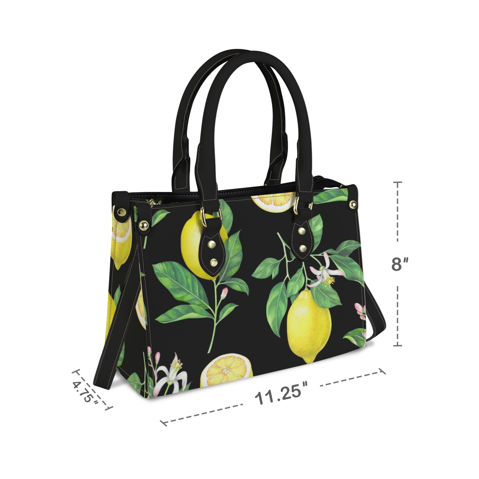 PU Leather Handbag-Small (Model 1747)