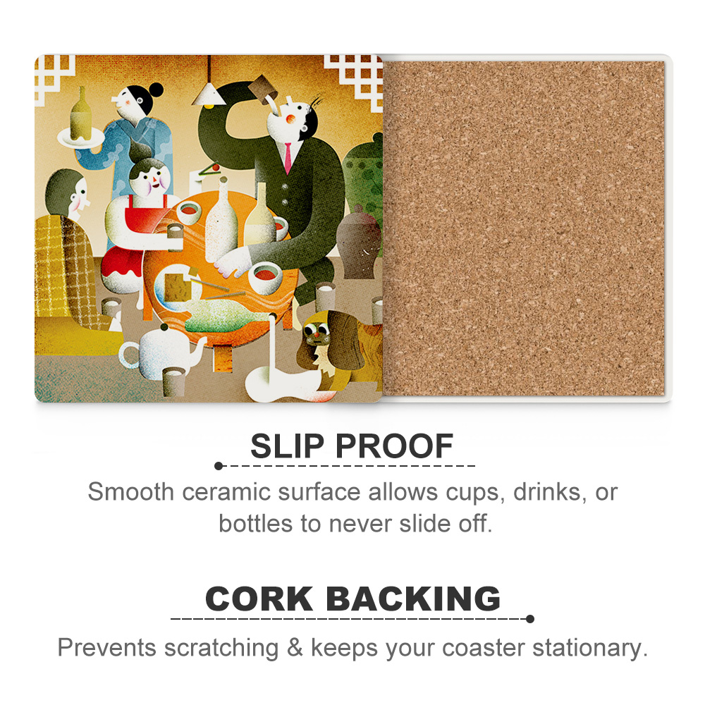 Ceramic Coasters (Square)