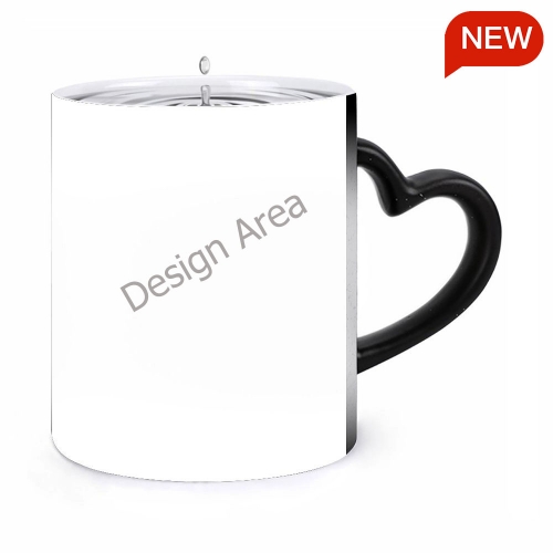 Heart Handle Color Change Mug