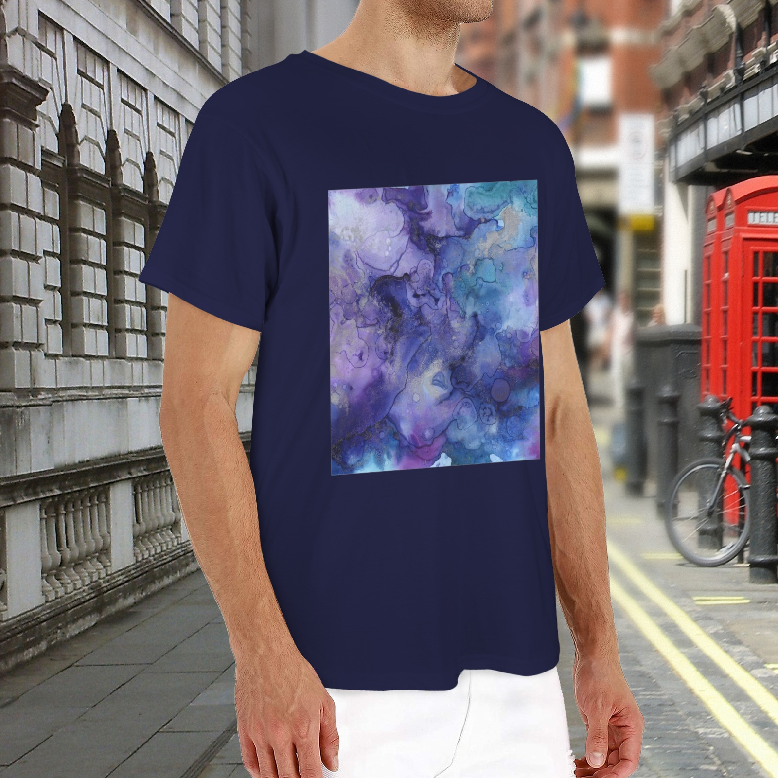 Men's Heavy Cotton T-Shirt (One Side Printing)