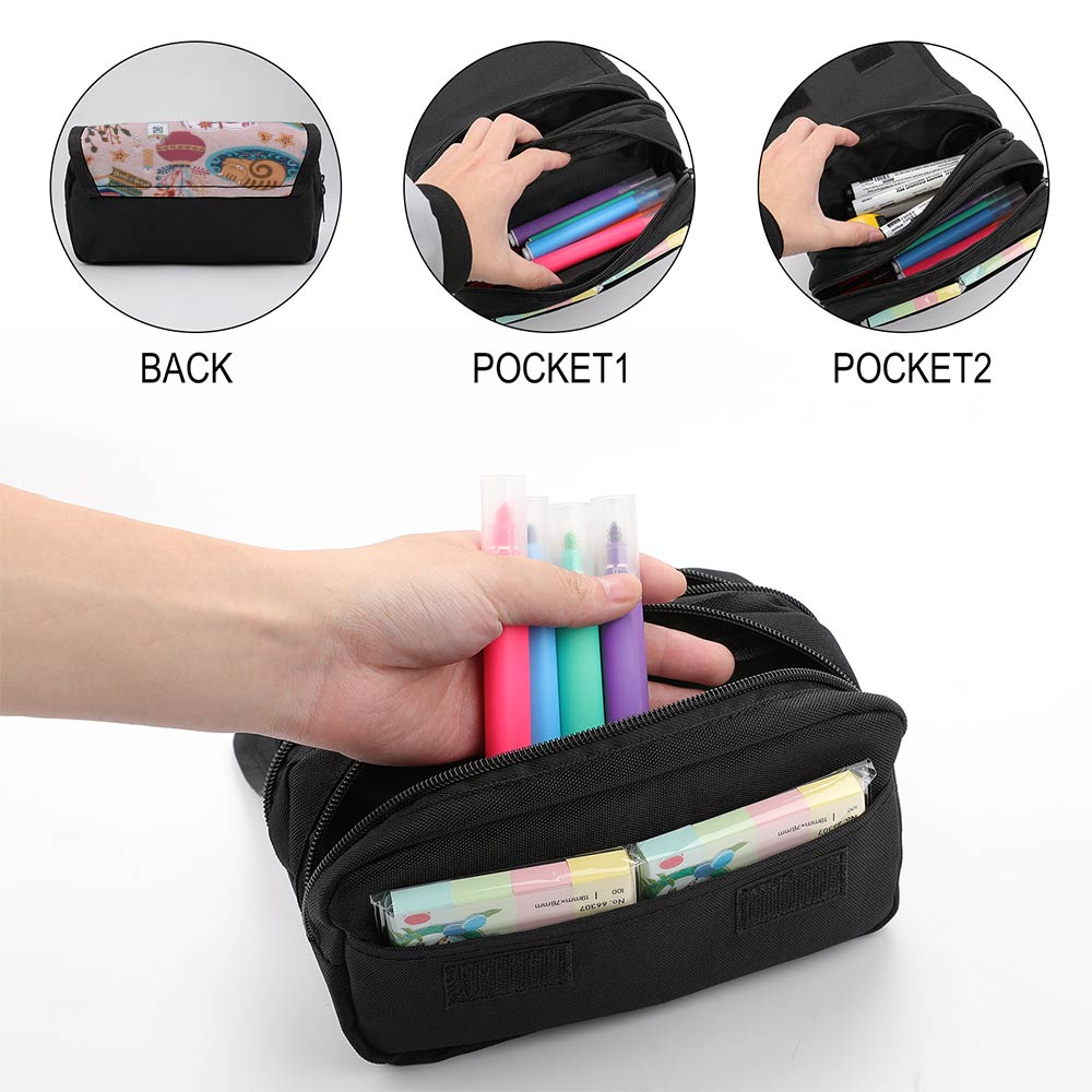 Double-Layer Pencil Case