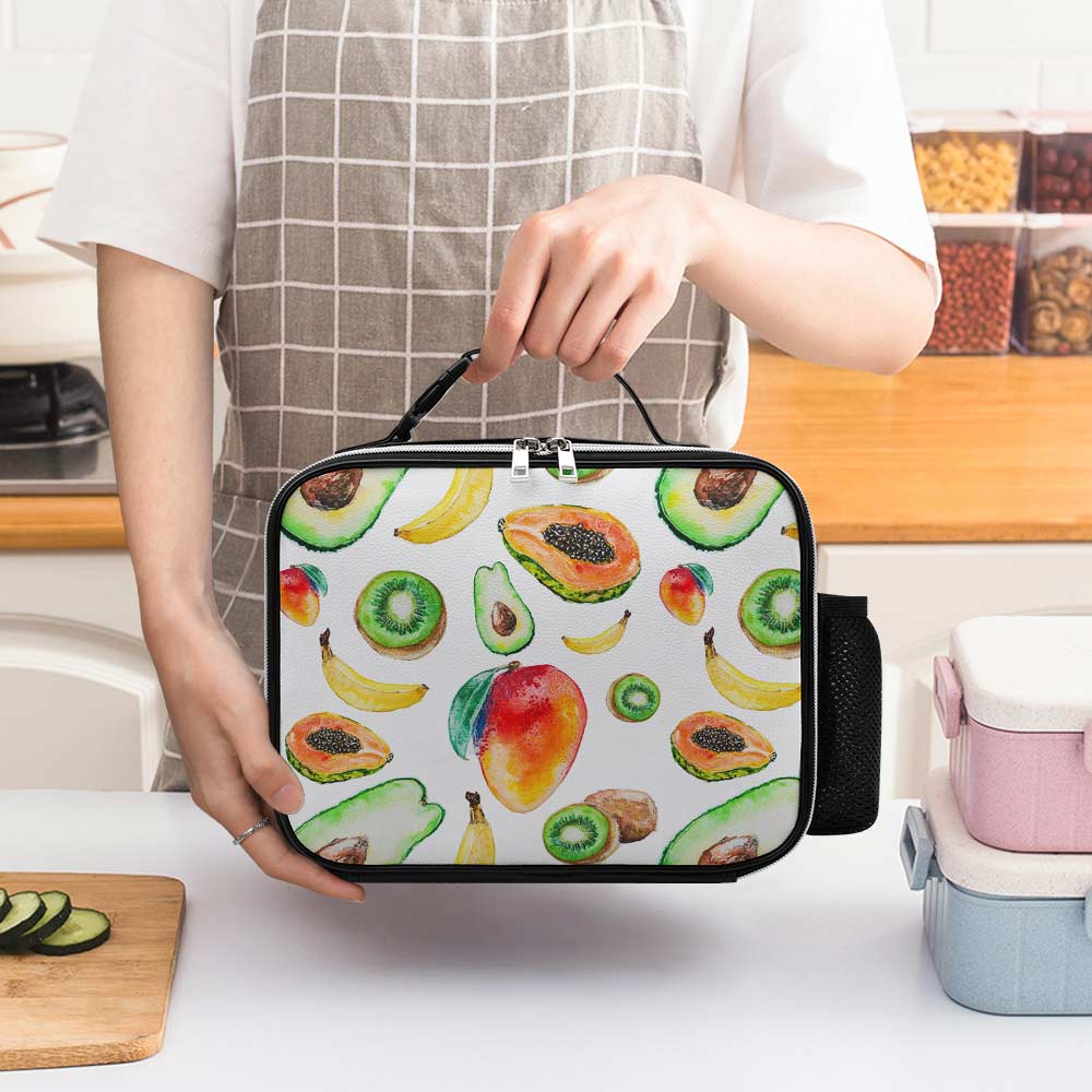Lunch Bag with Detachable Buckled Handle