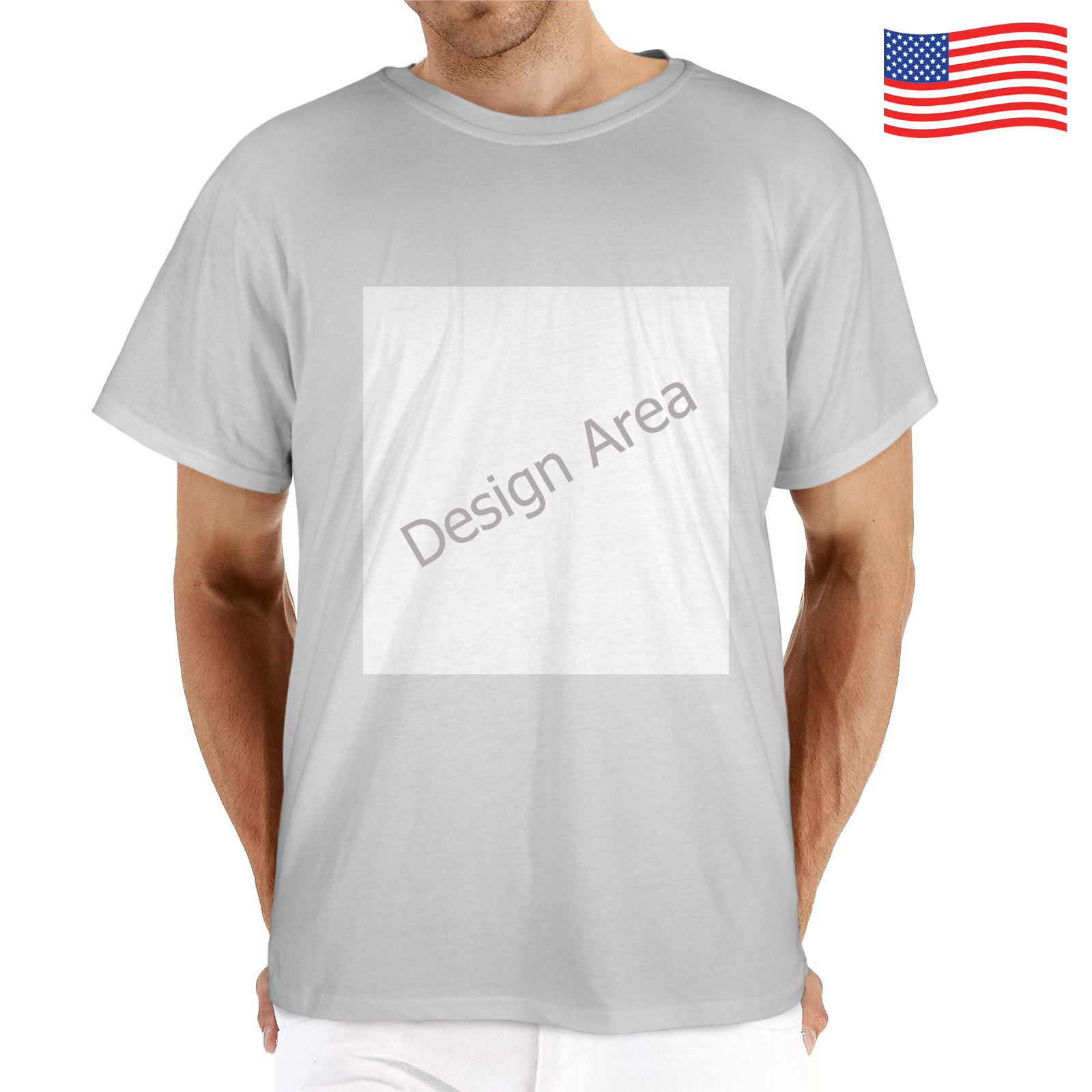 Men's Heavy Cotton T-Shirt (One Side Printing)