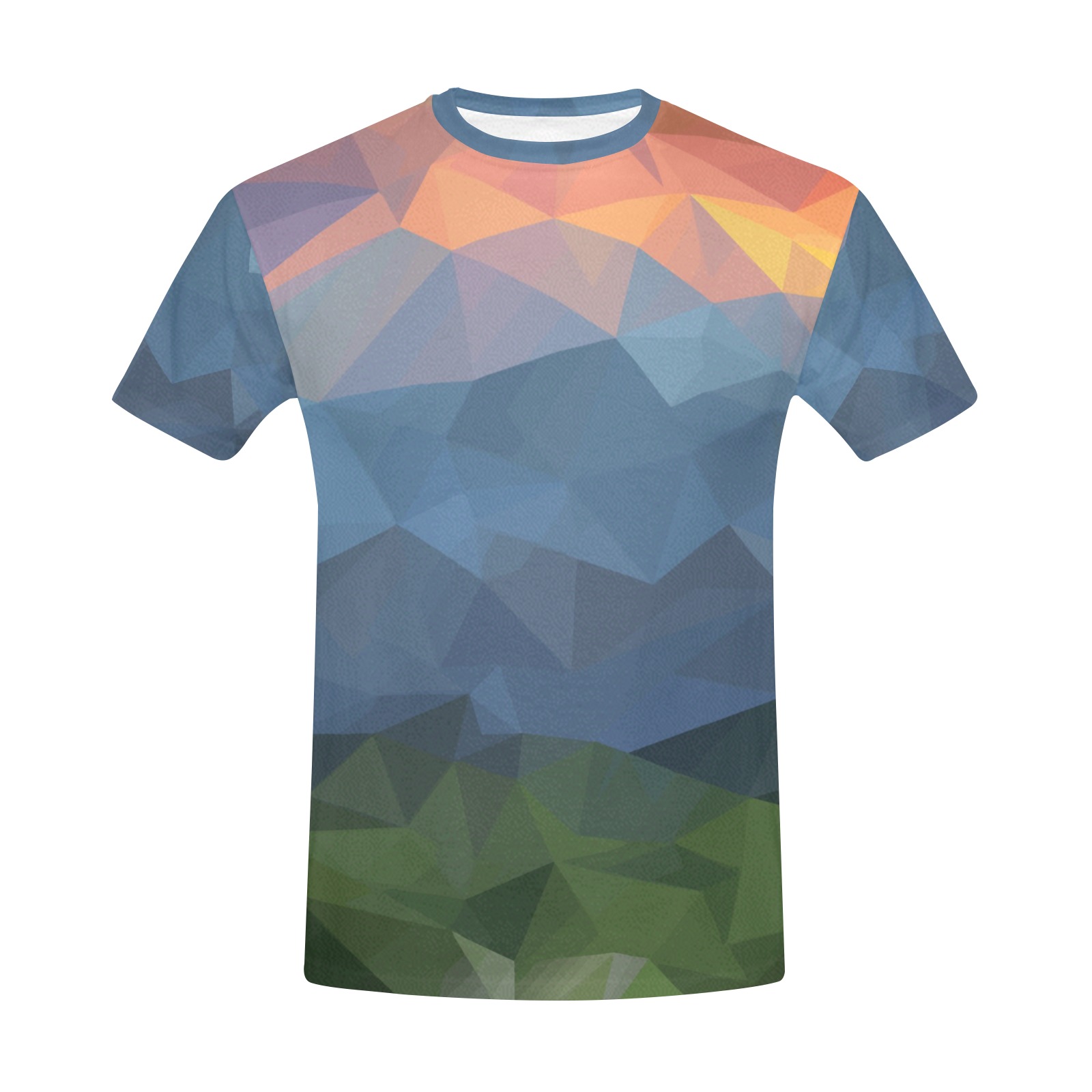 Men's All Over Print Crew Neck T-Shirt (Model T40-2)