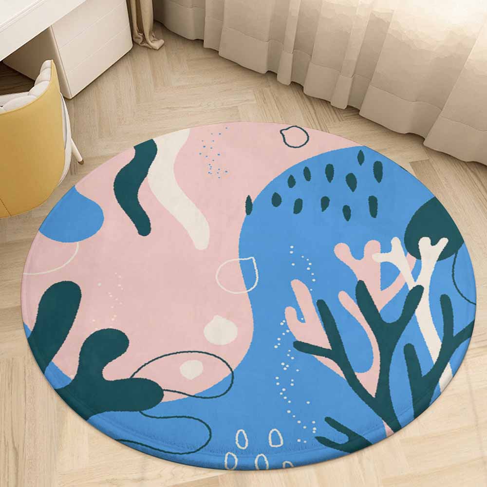 Coral Velvet Floor Mat 90*90cm