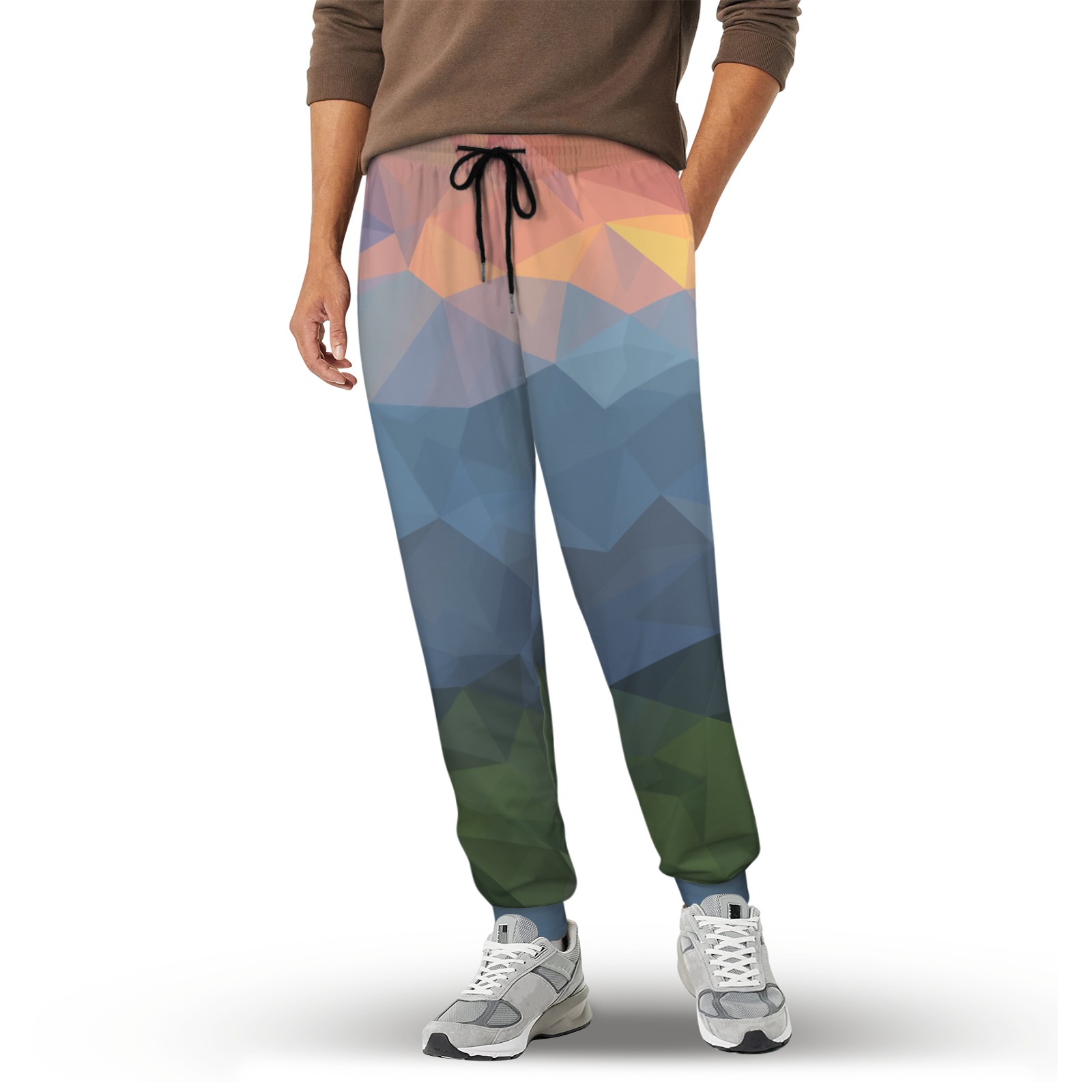 Men's Fleece Casual Sweatpants (Model L79)