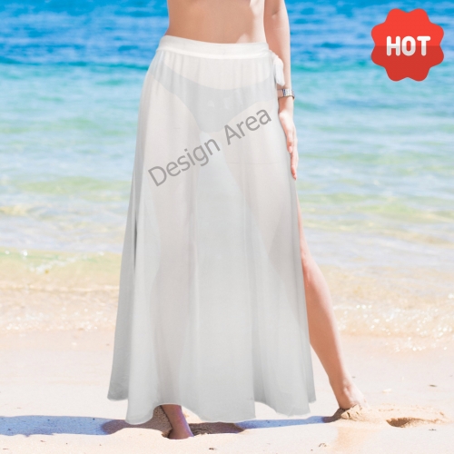 Women's Long Knot Side Cover Up