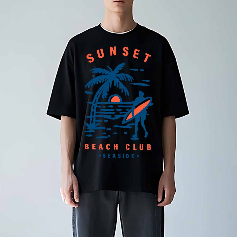 Cotton Short Sleeve T-shirt (Two Sides Printing)