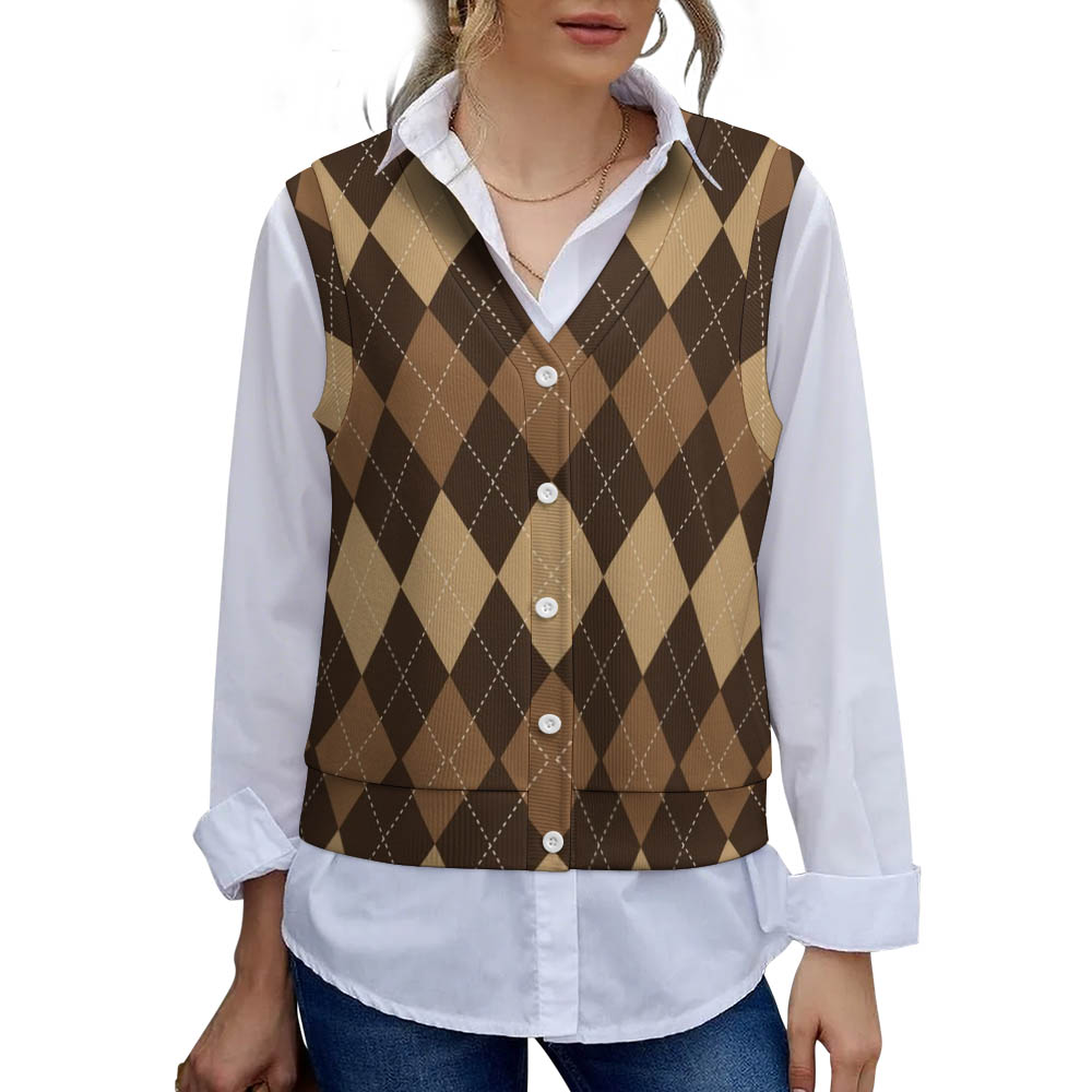 Women's Sleeveless Cardigan