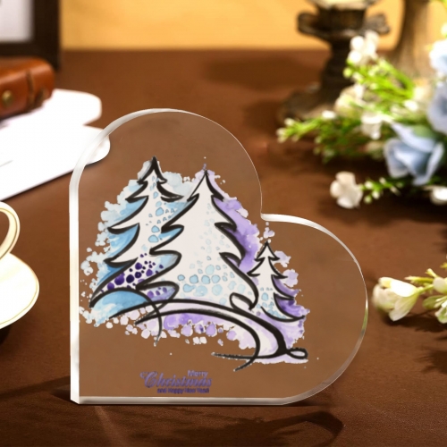 Heart Shaped Acrylic Plaque
