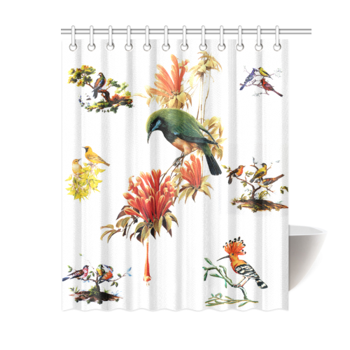 Pretty Bird Shower Curtain 60"x72" | ID: D38079