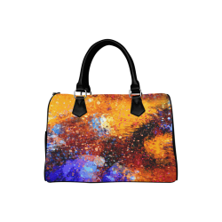 Abstract Painting Design Boston Handbag (Model 1621) | ID: D43070