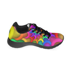 Psychedelic Rainbow Spiral Men's Running Shoes Men’s Running Shoes ...