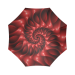 Glossy Red Spiral Foldable Umbrella (Model U01) | ID: D77501
