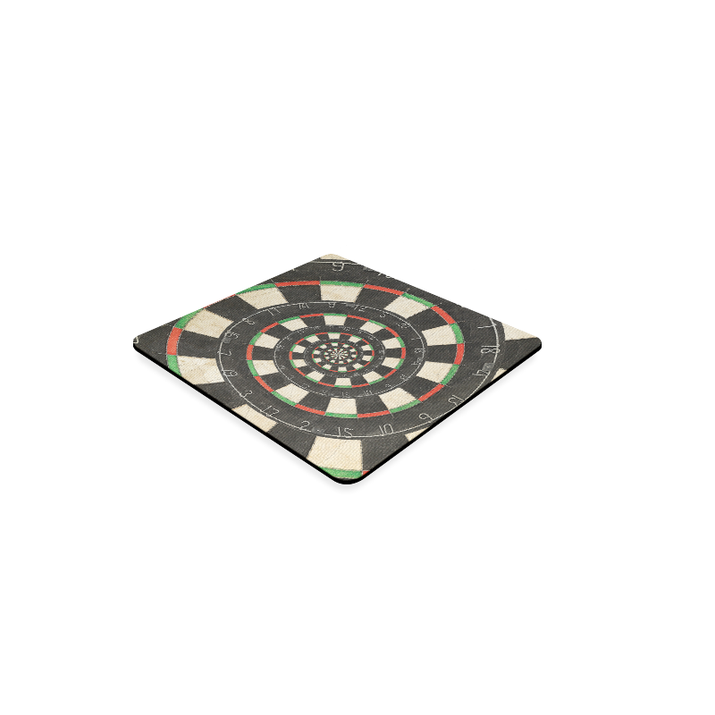 Spiral Dart Board Droste Effect Square Coaster | ID: D87931