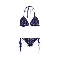 Galaxy Universe - Planets, Stars, Comets, Rockets Custom Bikini ...
