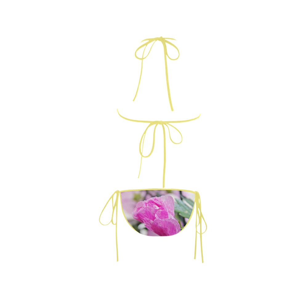 Musk Mallow Custom Bikini Swimsuit | ID: D165615