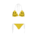 Happy Yellow Smiley Custom Bikini Swimsuit | ID: D169557