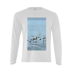 River Runs Through It Sunny Men's T-shirt (long-sleeve) (Model T08 ...
