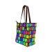 colorful checkered Classic Tote Bag (Model 1644) | ID: D176285